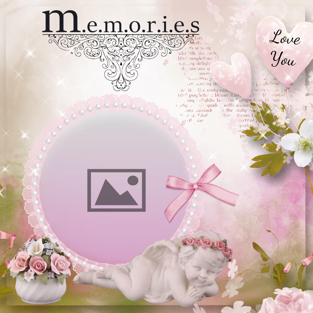 Barbara's InLovingMemory/NeverForgotten - Memory # Angel Photo Frame ...