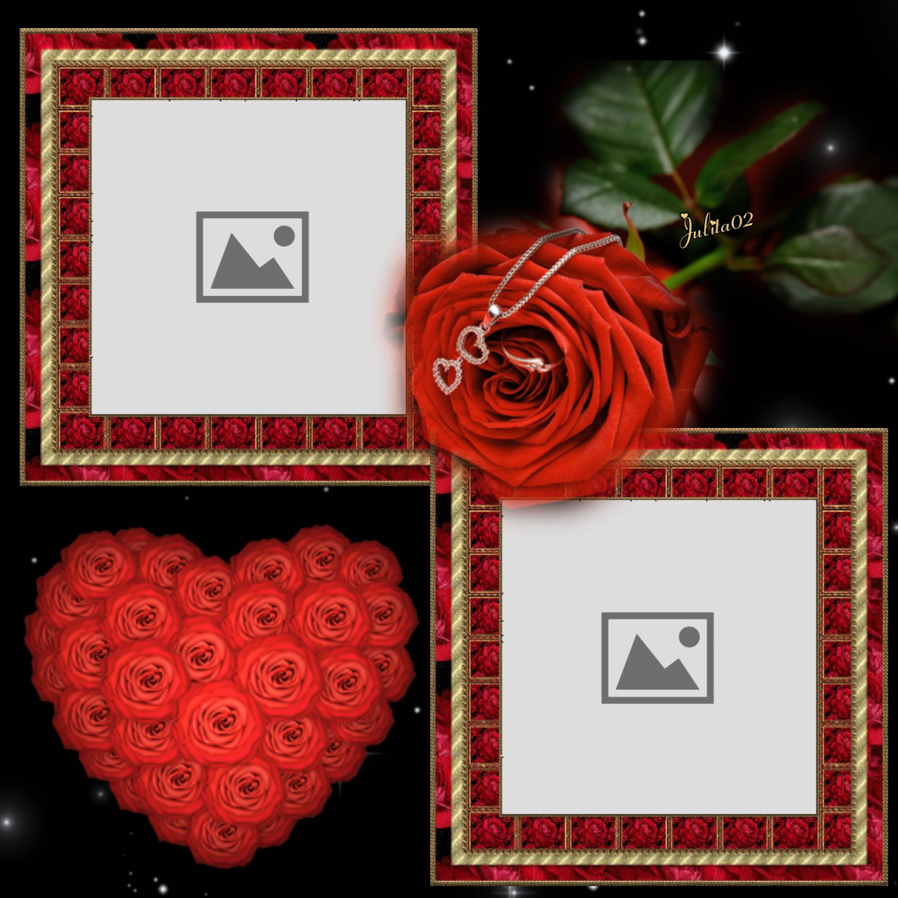 Julita02's AMOR - LOVE - Amor - amor double frame Julita02 - amor ...