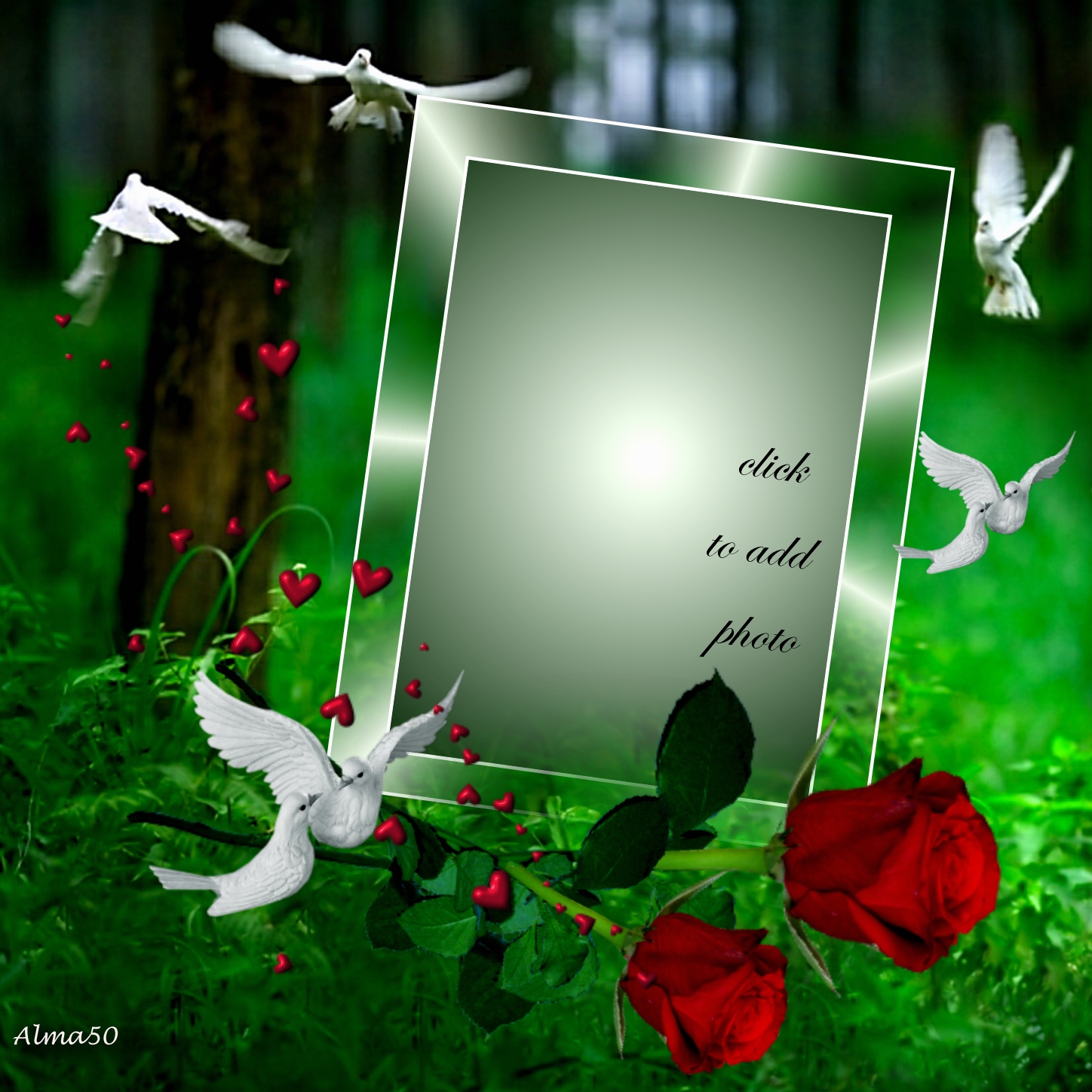 alma50's I Love You Frames - 2011 August - 2011 August - Green Frame ...