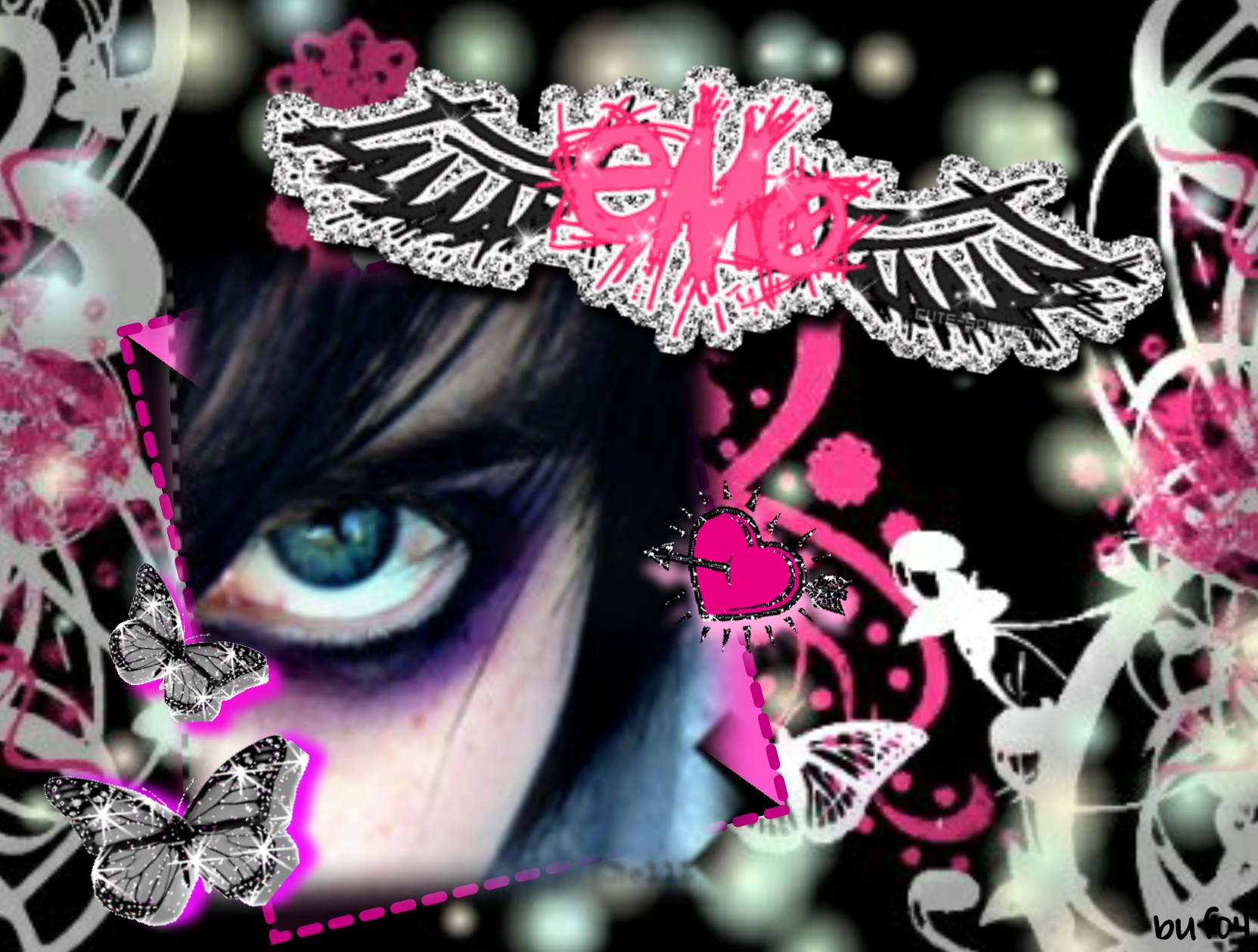 buf04's Goth, Punk and Emo Frames - 2009 - Emo wings thanx for using my ...