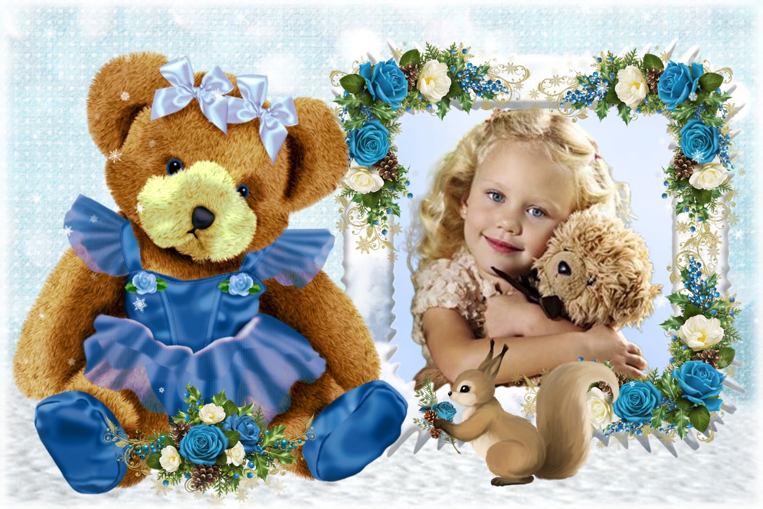Sinnlich's Teddy Frames - Summer Teddy Sea - Sinnlich's Teddy Frames ...
