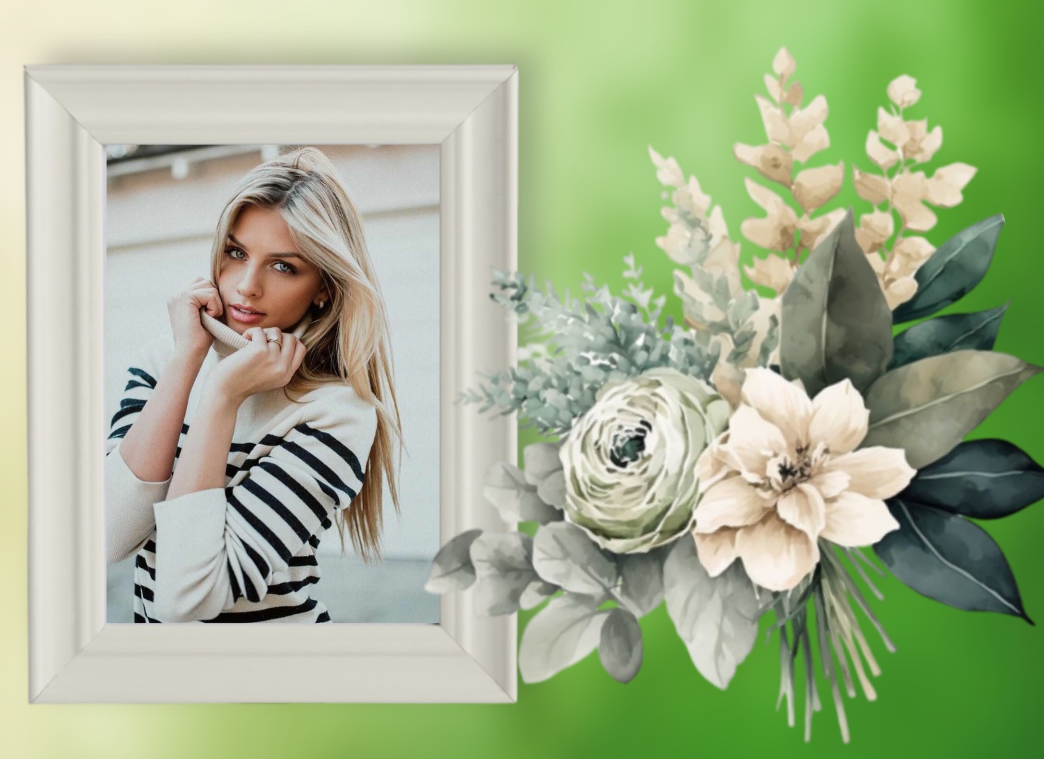 Nette's Portrait 🖼 - photo Frame Picture Frame Nette - photo Frame ...