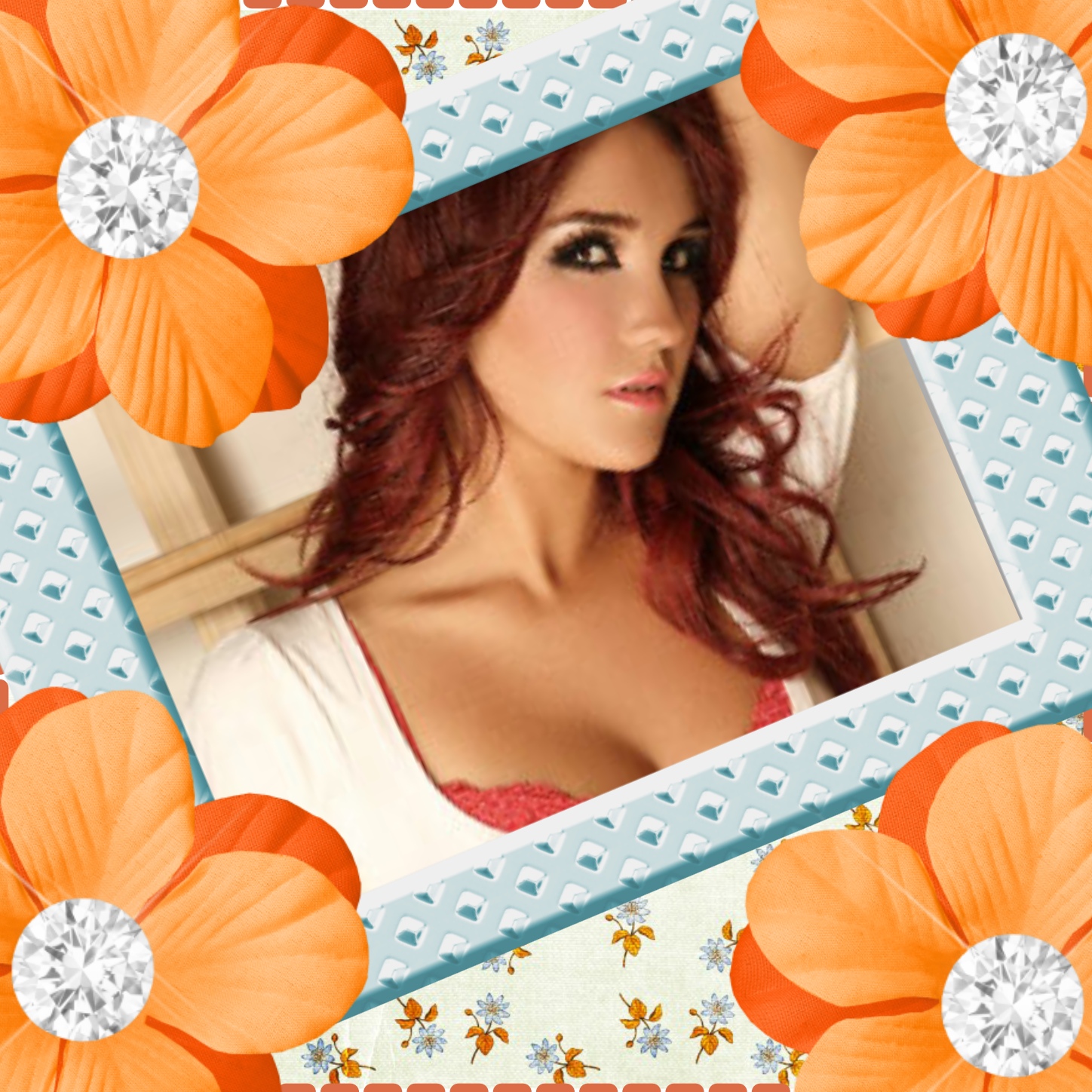 Tracey1805's Classic Kimi Frames - 2009 July - 2009 July - Orange Crush Tracey1805 summer