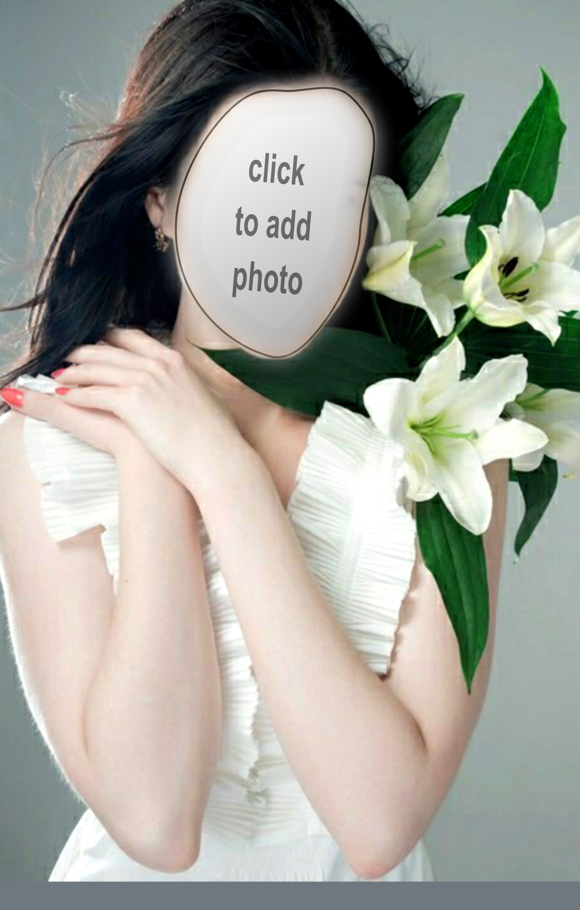 EVerchovinskaya's Face Cut-Out Frames - 2011 June - Girl and lilies E ...