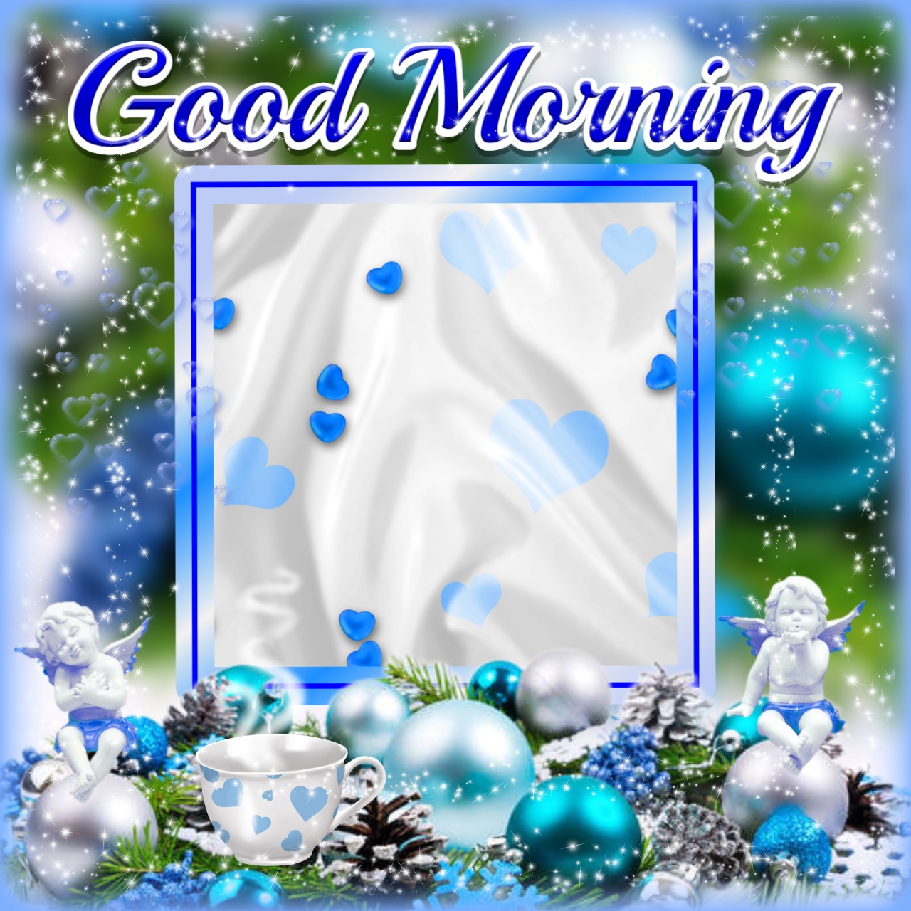 Sinnlich's Good Morning + Coffee Frames - Christmas Morning 2022 - Blue ...