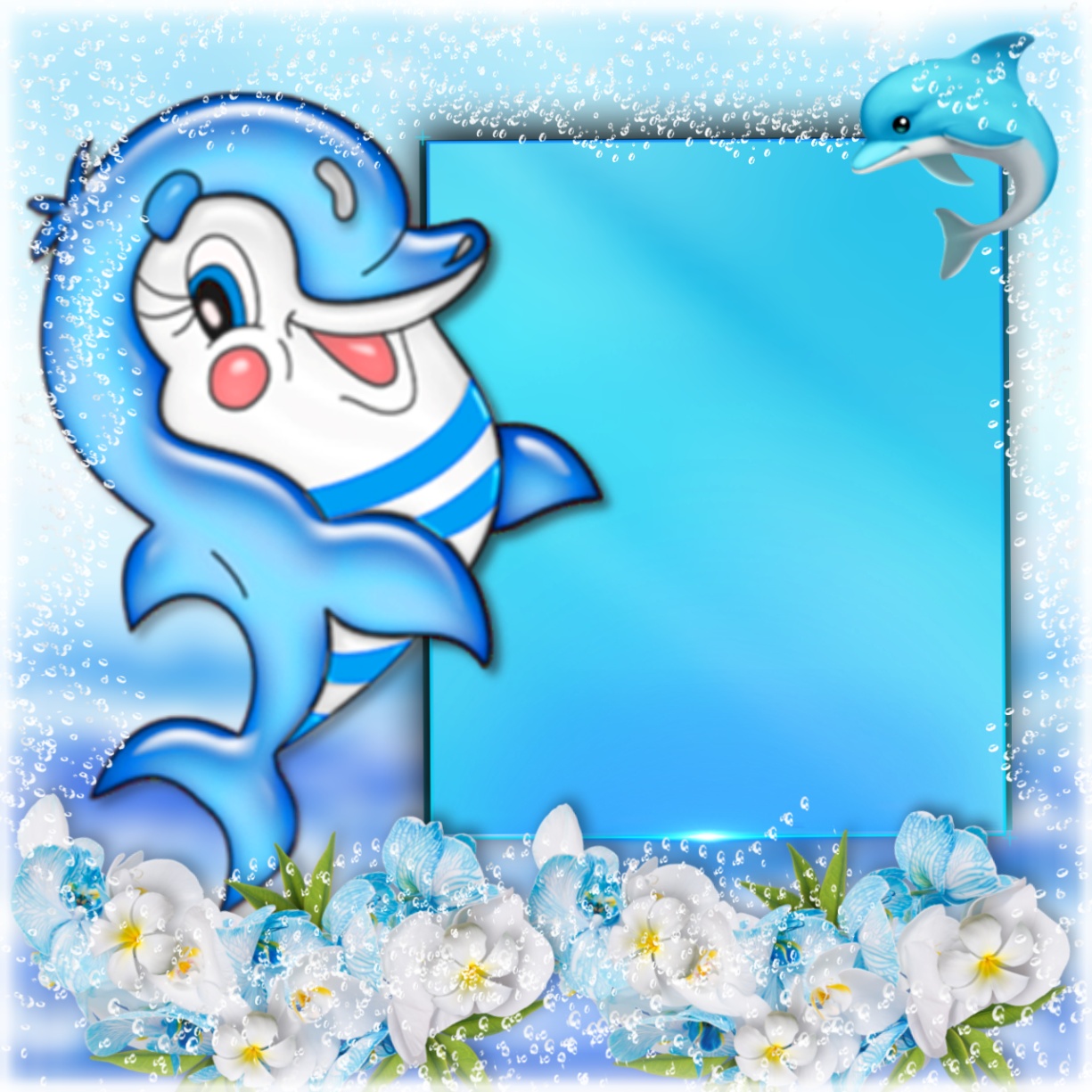 Sinnlich's Kids Frames - 2017 - Cute Dolphin , 1 Frame Sinnlich Kids ...