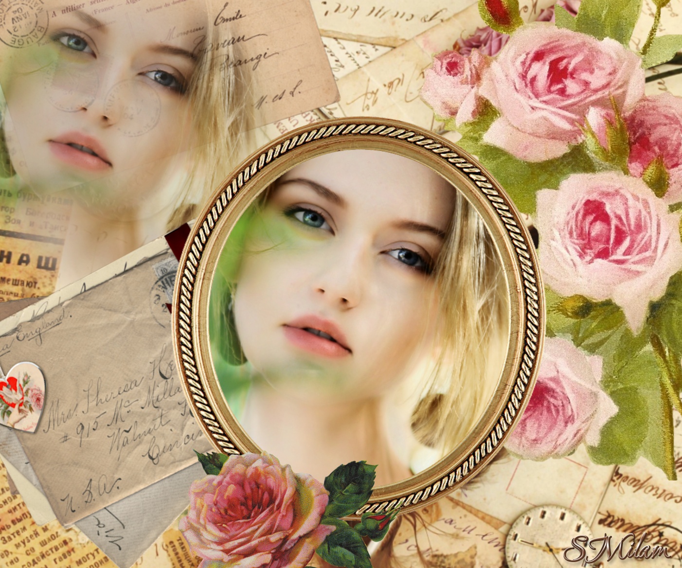 smilam's Kimi Frames - Kimi Frames - Romantic Vintage Look Frame Love ...