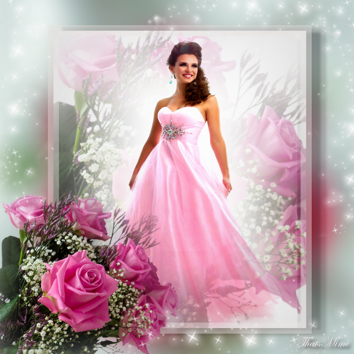 ThatsMimi's Graduation Frames - 2016 May - Pink Roses for Your Prom ...