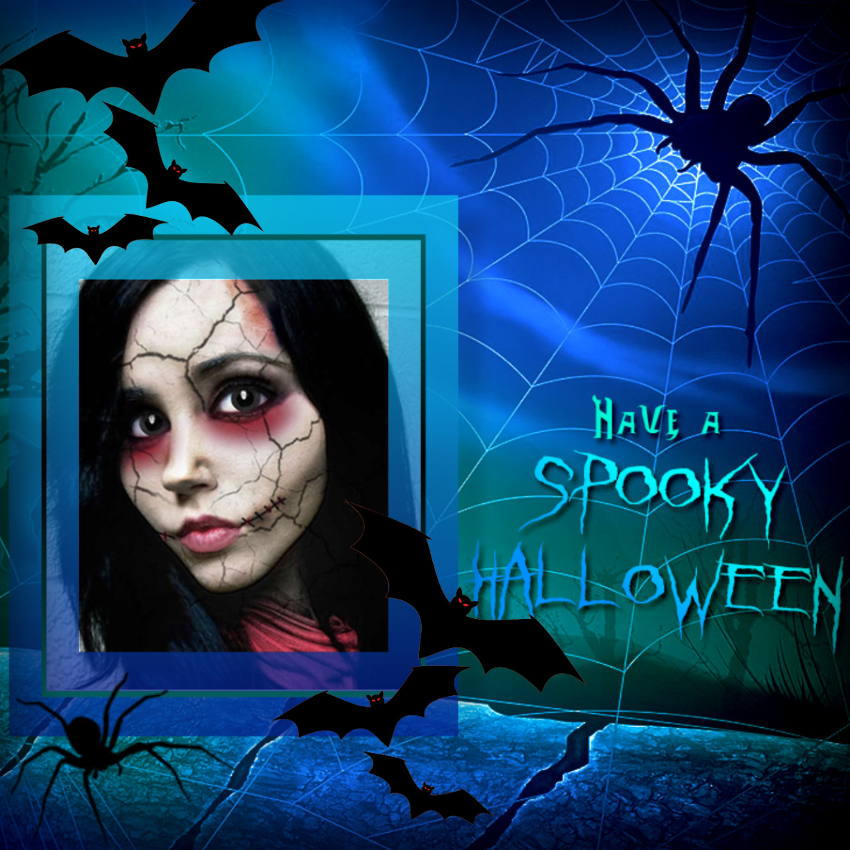 Nette's Halloween Frames - Halloween Frames - Spooky Halloween Ghost ...