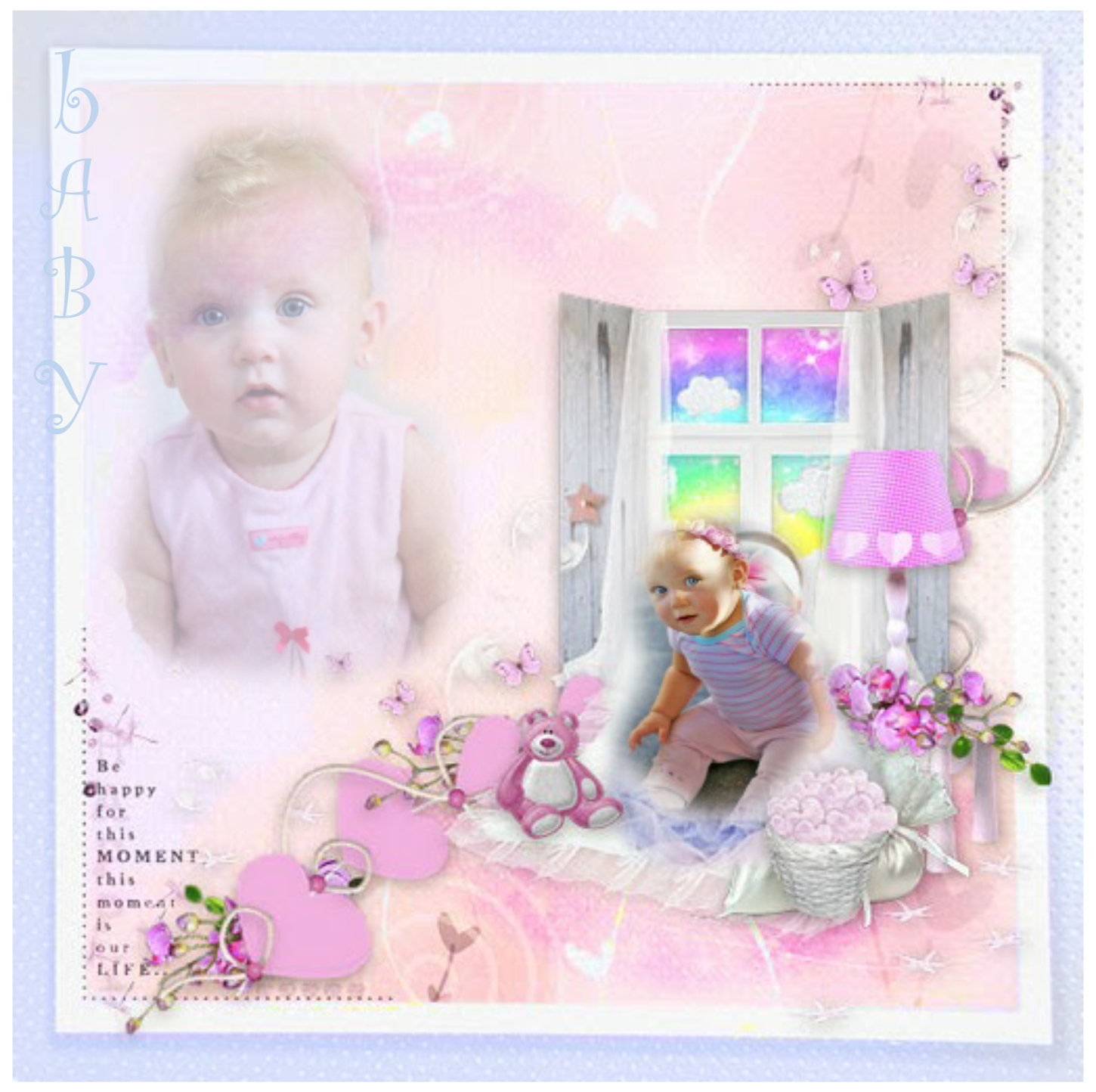 marialedesma1958's Picture Frames - 2011 April - Baby Pink Blue Babys ...