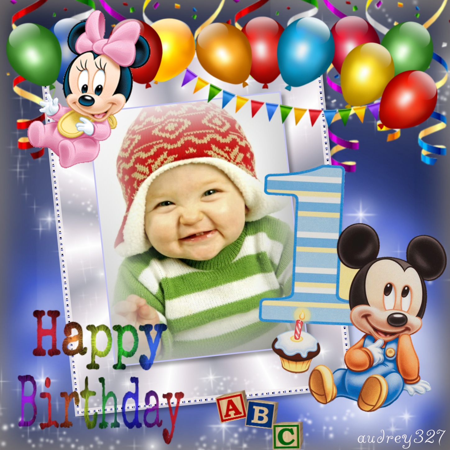 audrey327's Birthday Frames - 2015 - Happy 1st Birthday Audrey327 ...
