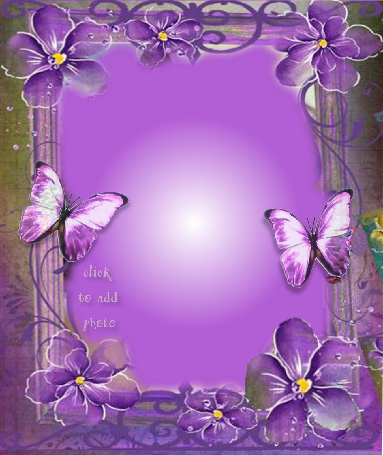 marialedesma1958's Imikimi Land Frames - 2012 - Purple Flowers And ...