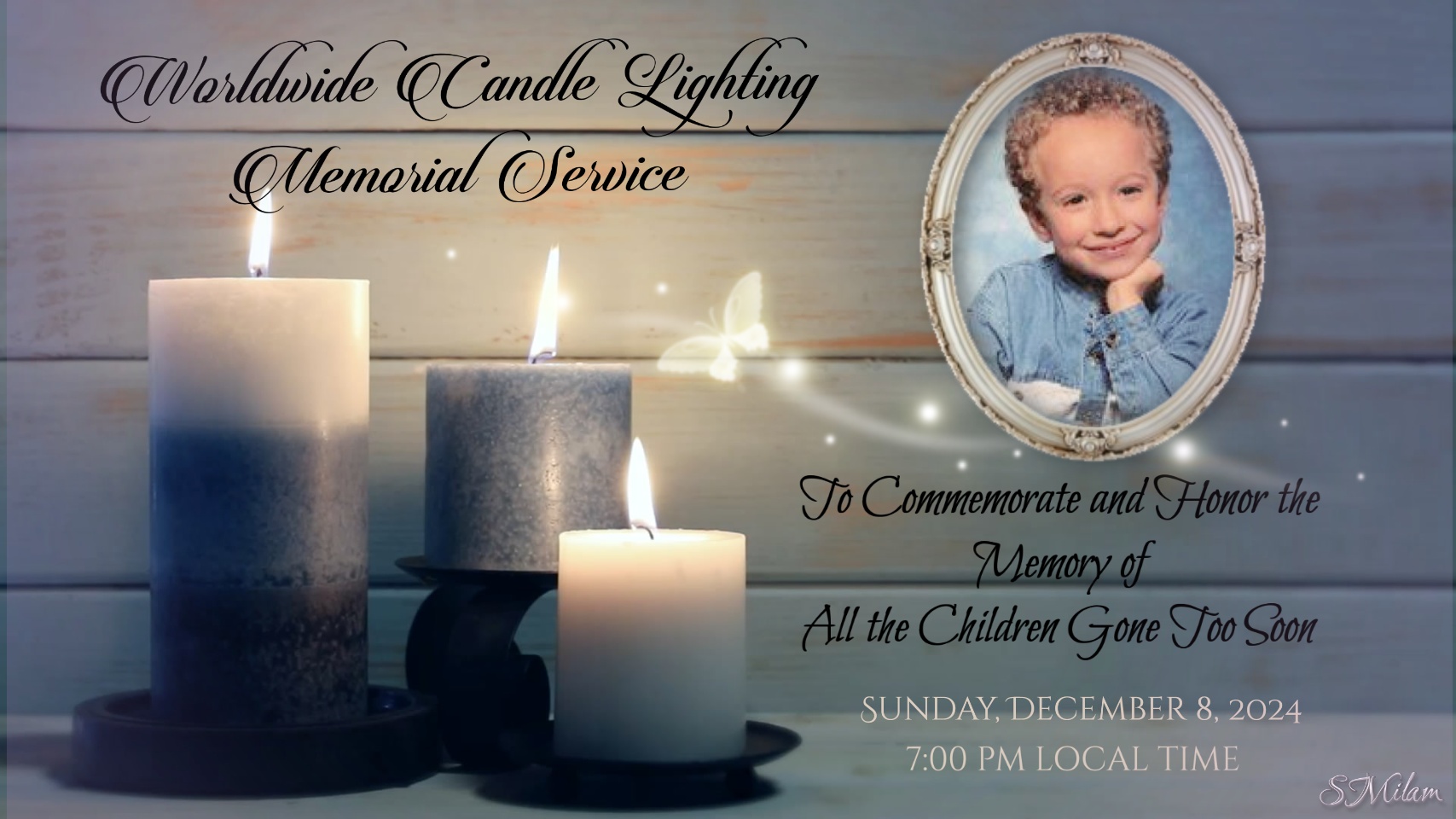 smilam's In Memory Of... Frames - In Loving Memory 2024 - smilam Candle Lighting In Memory Of ...