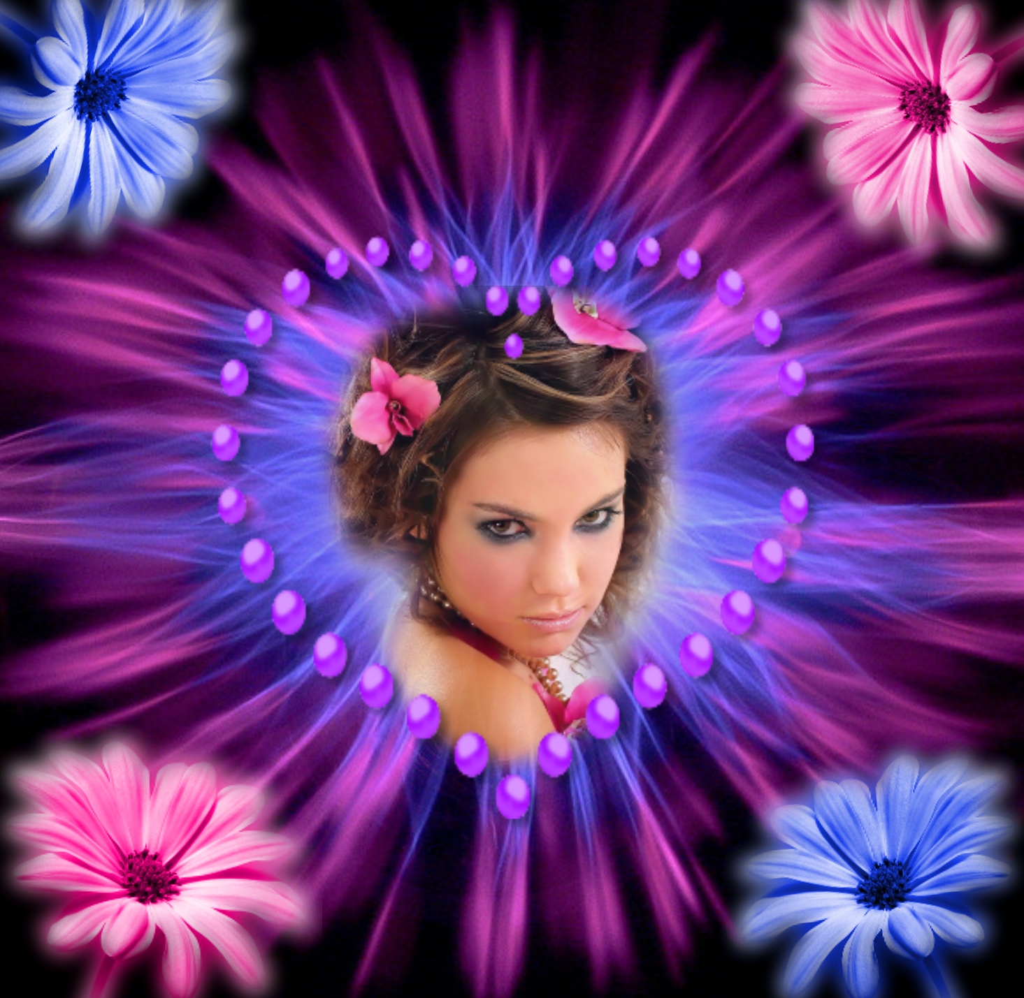 marialedesma1958's Girly Girl Frames - 2012 February - Aura And Flowers ...