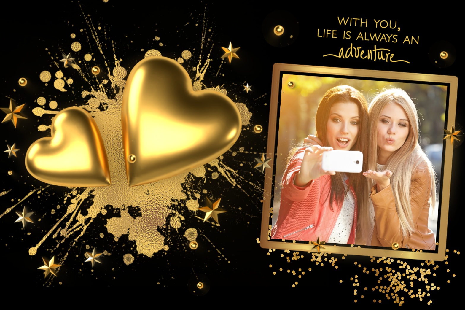 Elizabeth's LOVE/ROMANCE 😍 2/2 - Love Fun Frame Happy Valentines Day ...