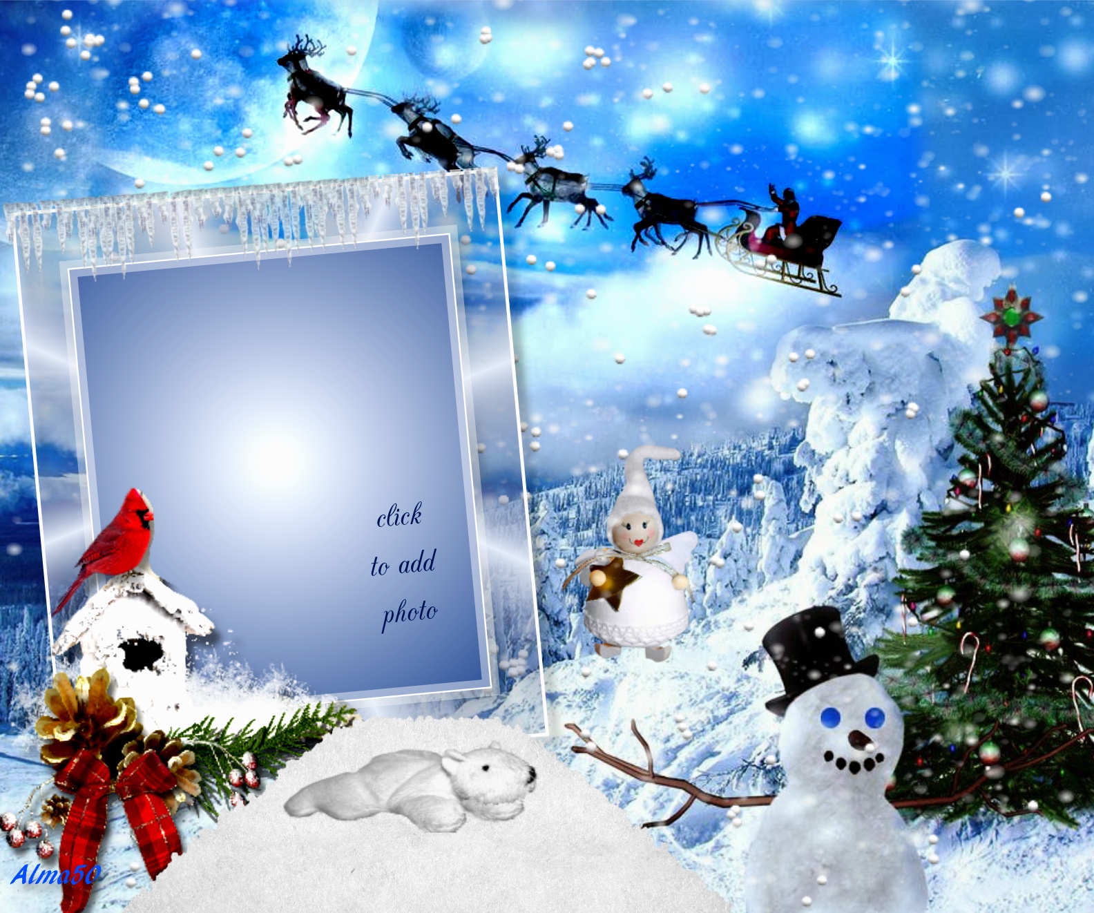 alma50's Christma Frames - 2014 November - winter holidays Alma50 ...