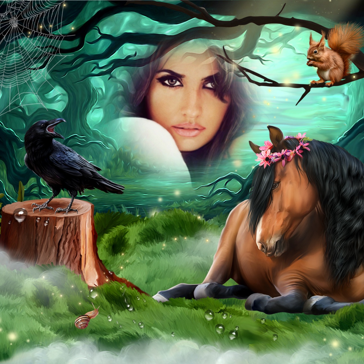 Nette's Fractals and Abstract Art Fantasy Frame - Abstract Frame Stylin ...