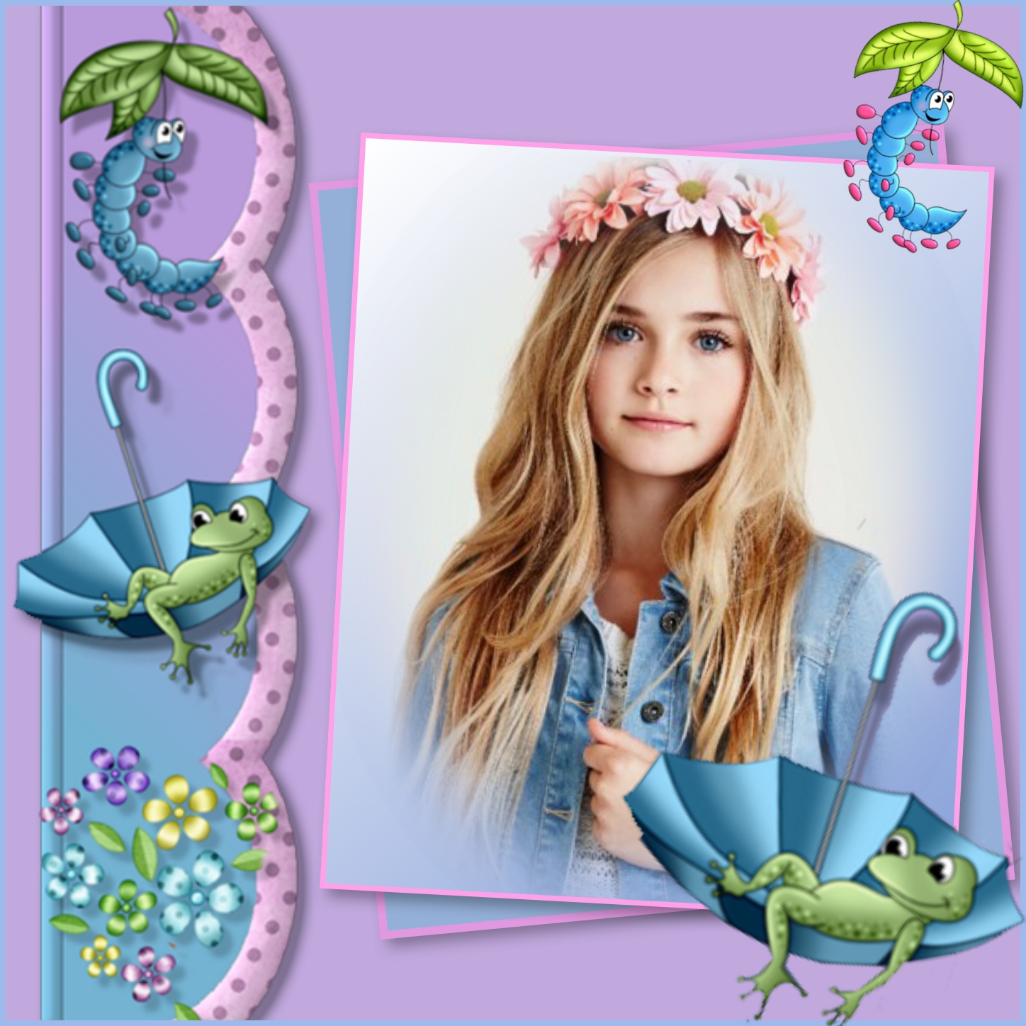 Nette's Kid Photo Frames🏄‍♀️🏂 - 2016 February - 2016 March - The Frog ...