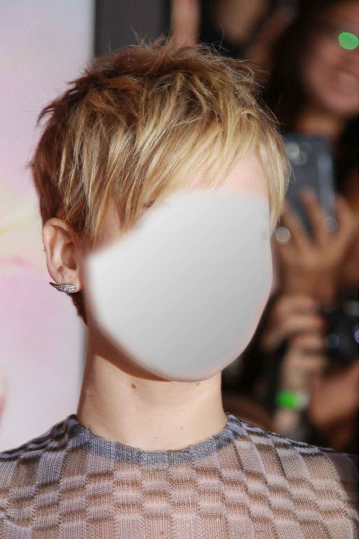 jbedwards007's Face Cut-Out Frames - 2014 May - Short Blonde Hair Cut ...