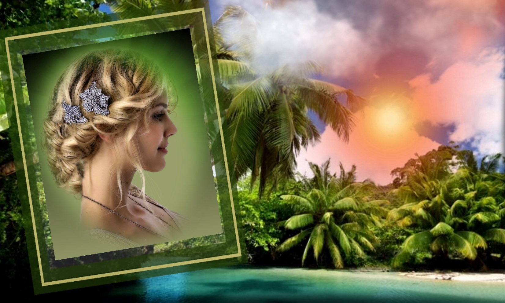 Wienie Coppen's Landscape,Ocean,Sunset - frame tropical landscape ...