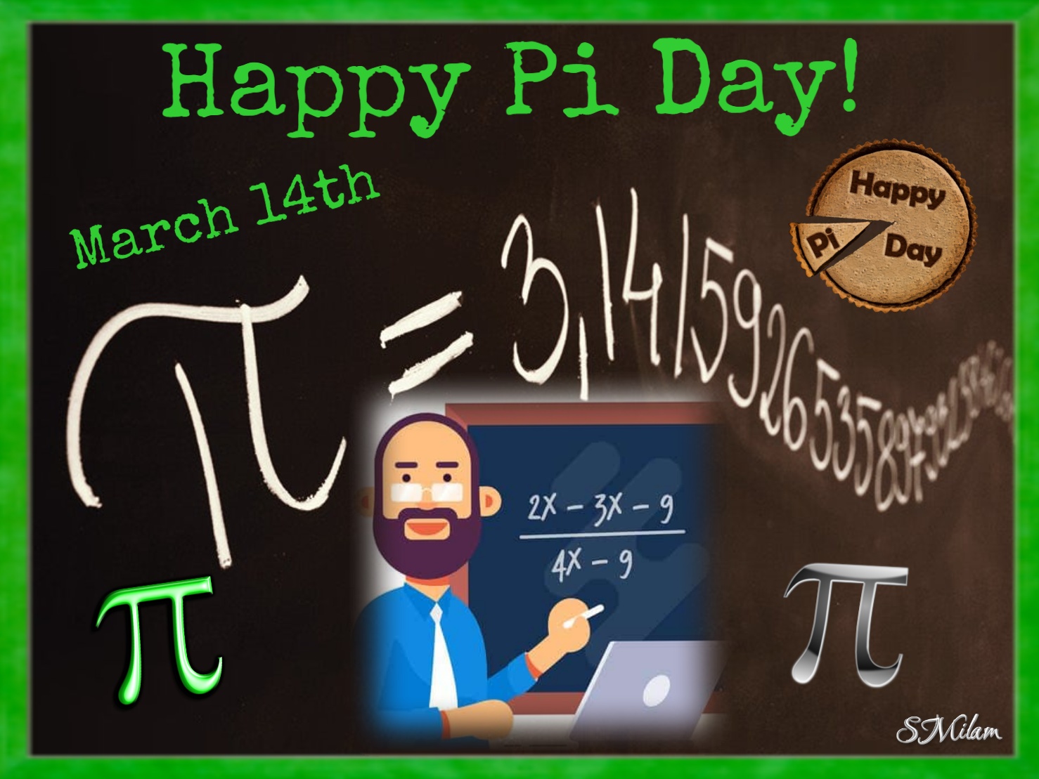 smilam's Fun Comment Frames - Just for Fun Frames - Happy Pi Day ...