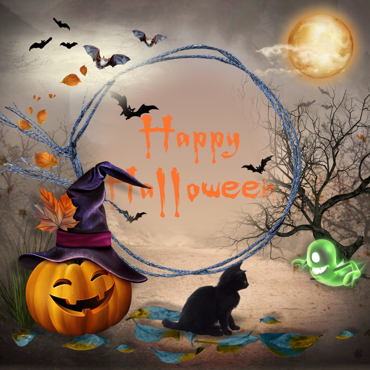 jozzie02's Halloween Frames - Spooky Fun - jozzie02's Halloween Frames ...