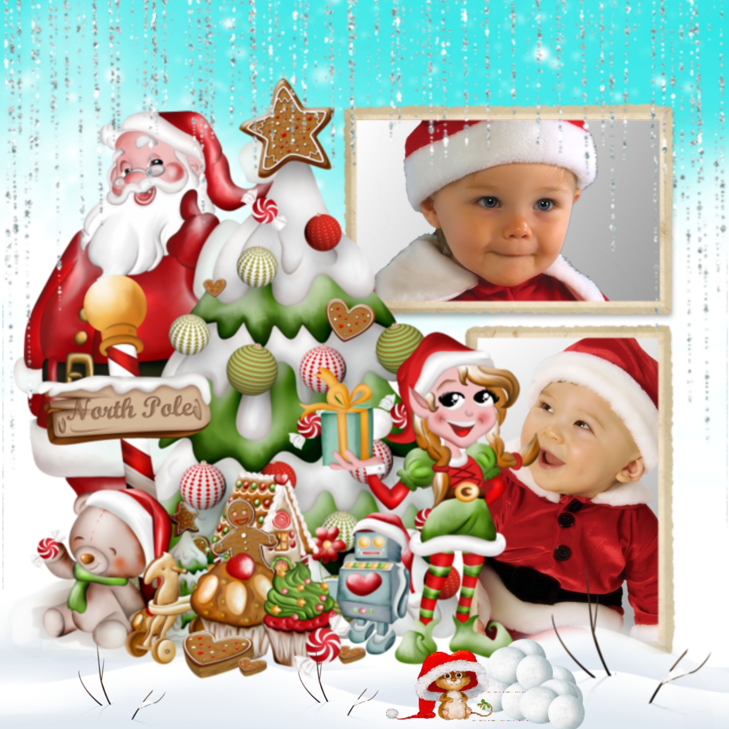 Nette's Kid Photo Frames🏄‍♀️🏂 - 2016 February - 2016 March - christmas ...