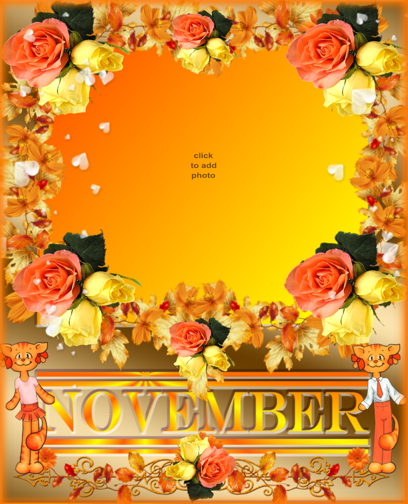 Sinnlich's Fall Frames - Monats Frames - Monats Frames - November Frame ...