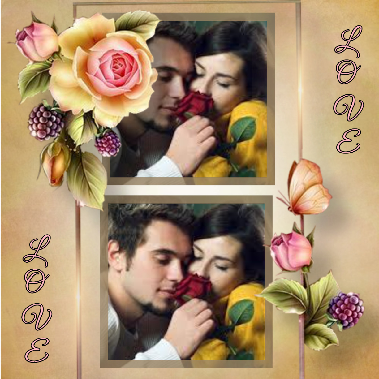 Nette's Double Photo Frames - RelationshipI Love You Frame Stylin Frame - RelationshipI Love You ...