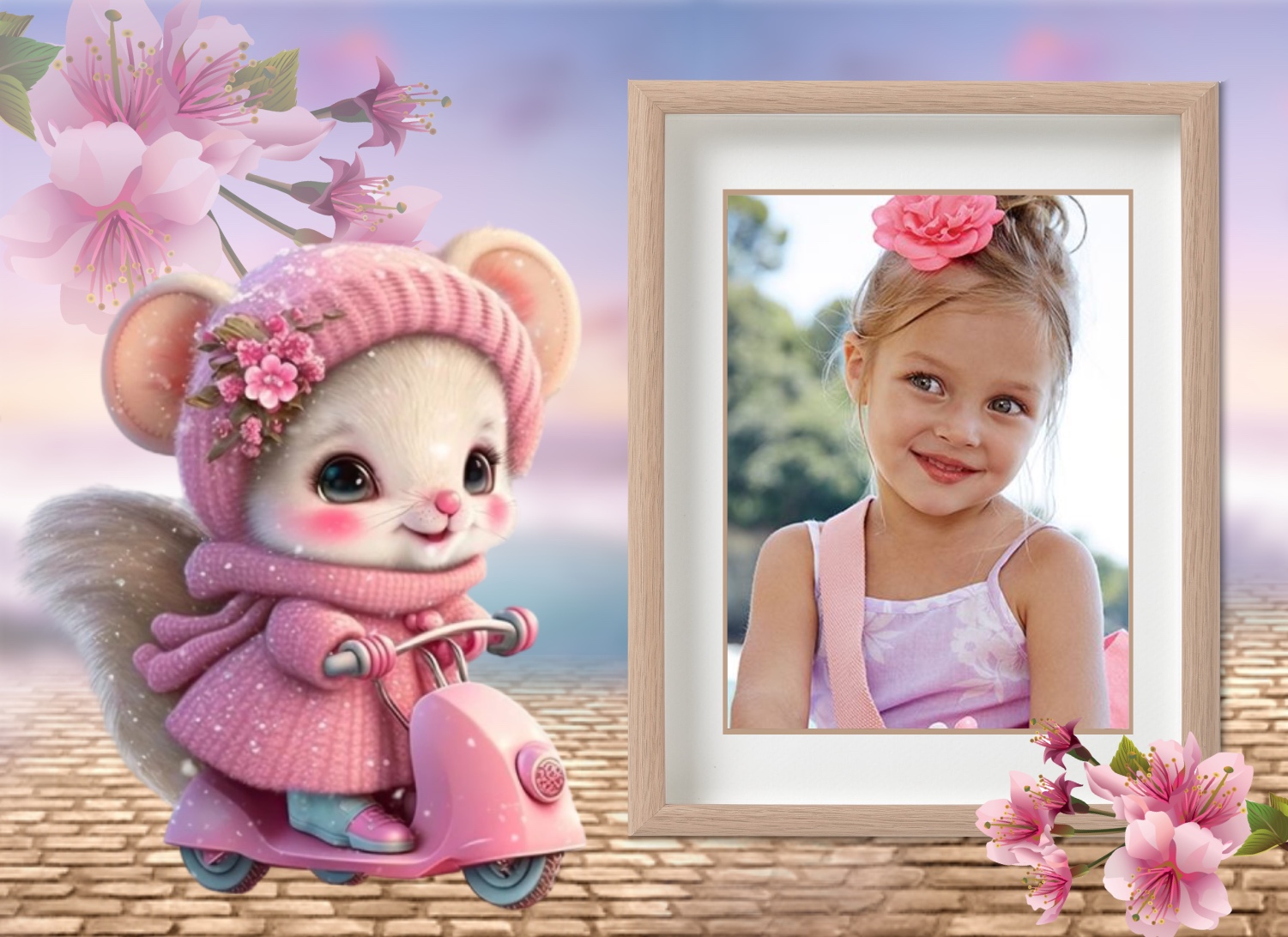 Nette's Kid Photo Frames🏄‍♀️🏂 - 2016 February - 2016 March - Cartoon ...