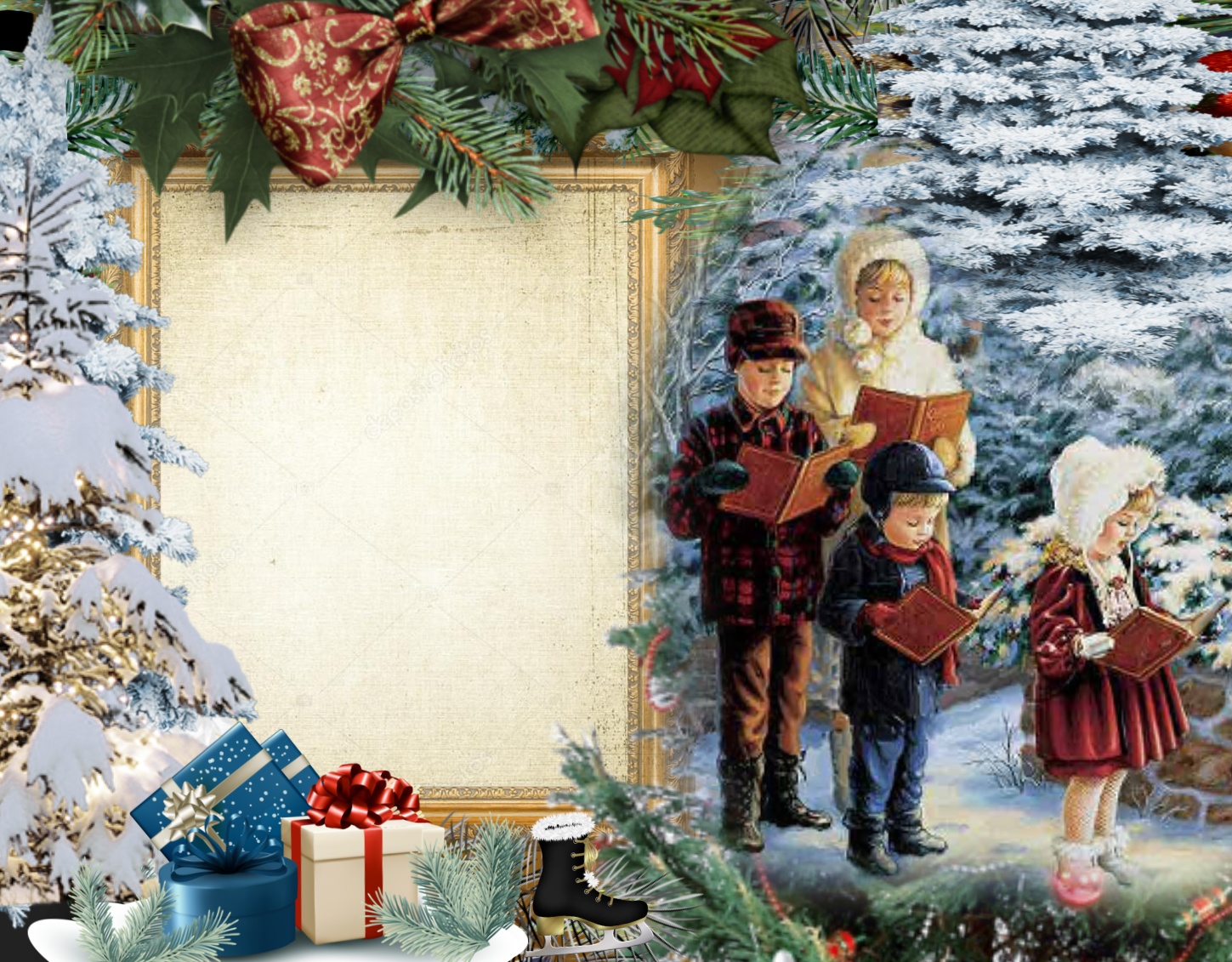 Emily50's Christmas Frame - Christmas familyEmily50santa Clause ...