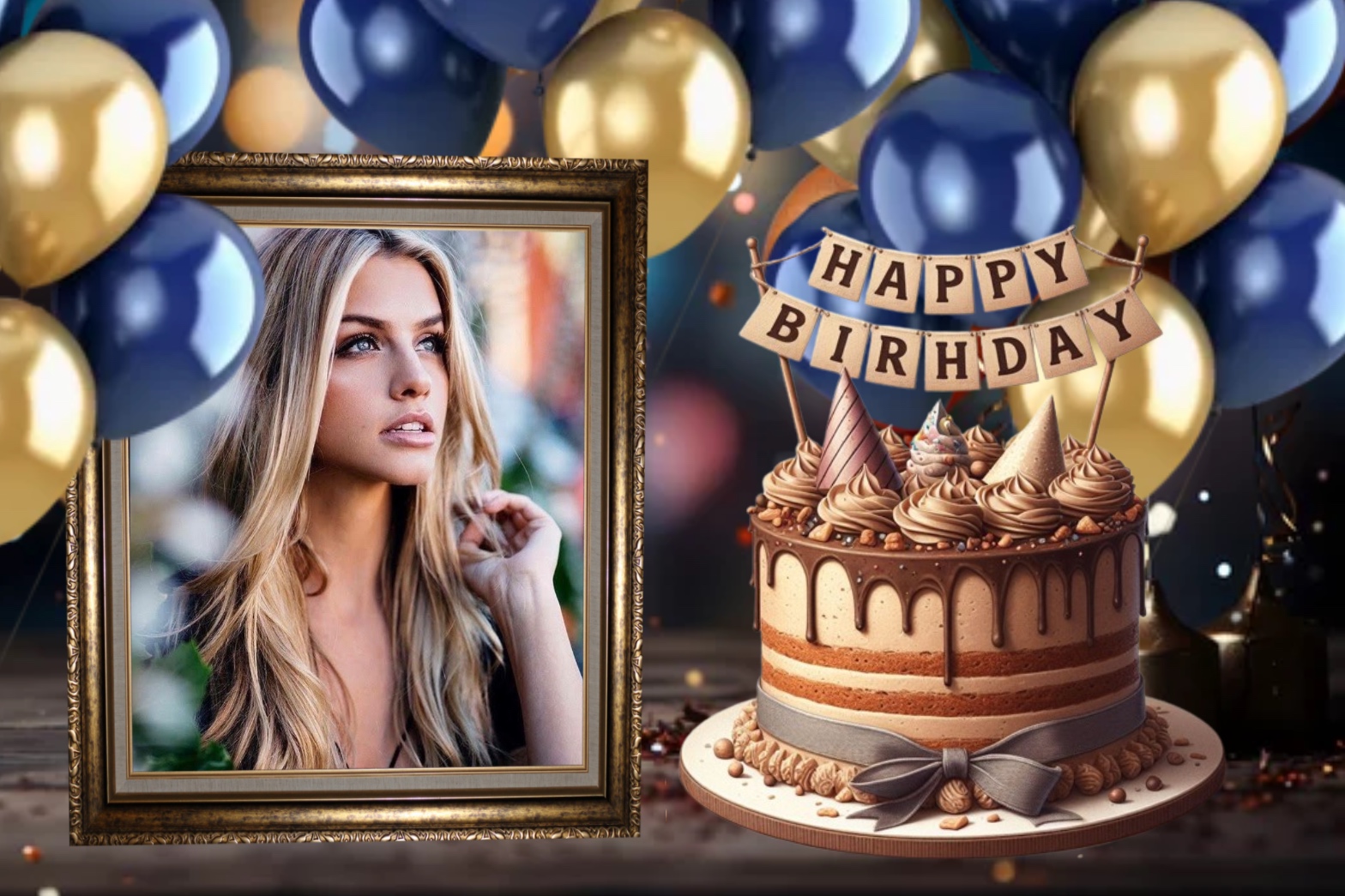 Nette's Birthday / congratulations Frame 🎉🎁 - Happy Birthday 2024 ...