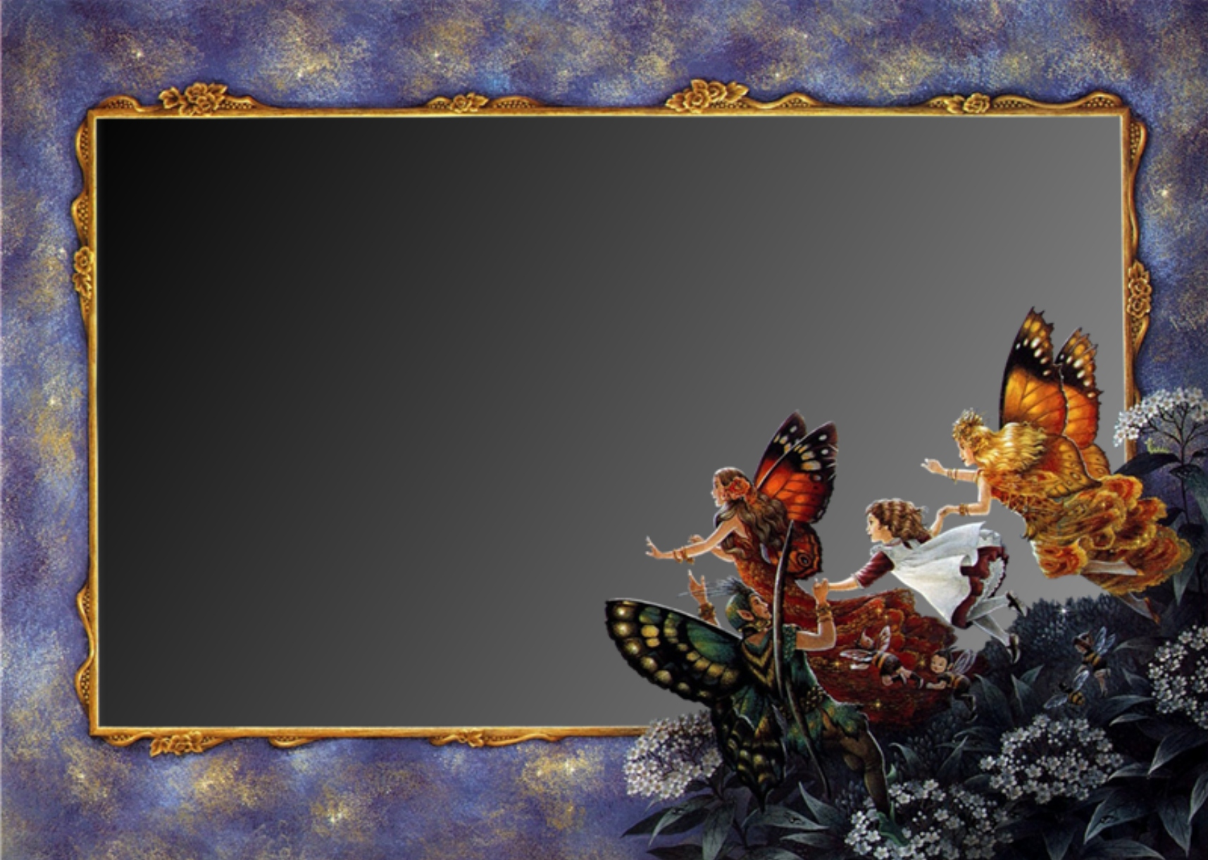 violetaivi's Picture Frames - 2010 November - Fairy Frame Violetaivi ...