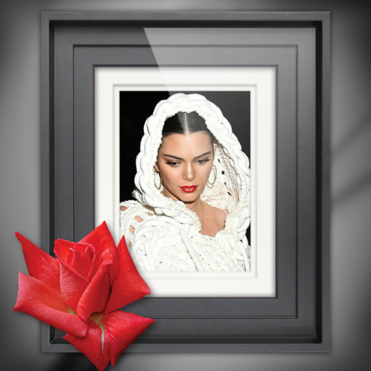 Jezebel64's Picture Frames - Red Rose Picture Frames Portrait - Red ...