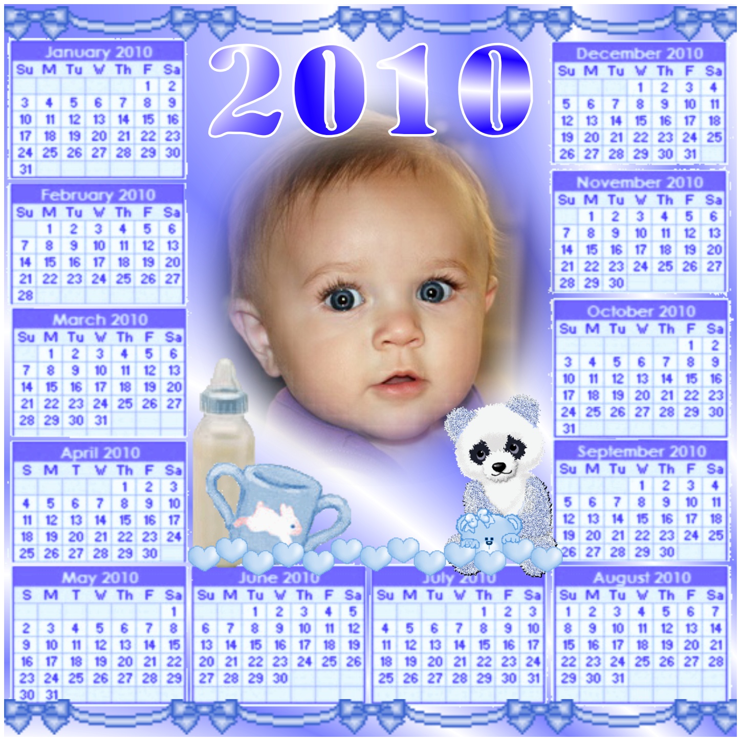 claudine1543's Classic Kimi Frames - 2009 - Calendar 2010 calendar 2010 ...