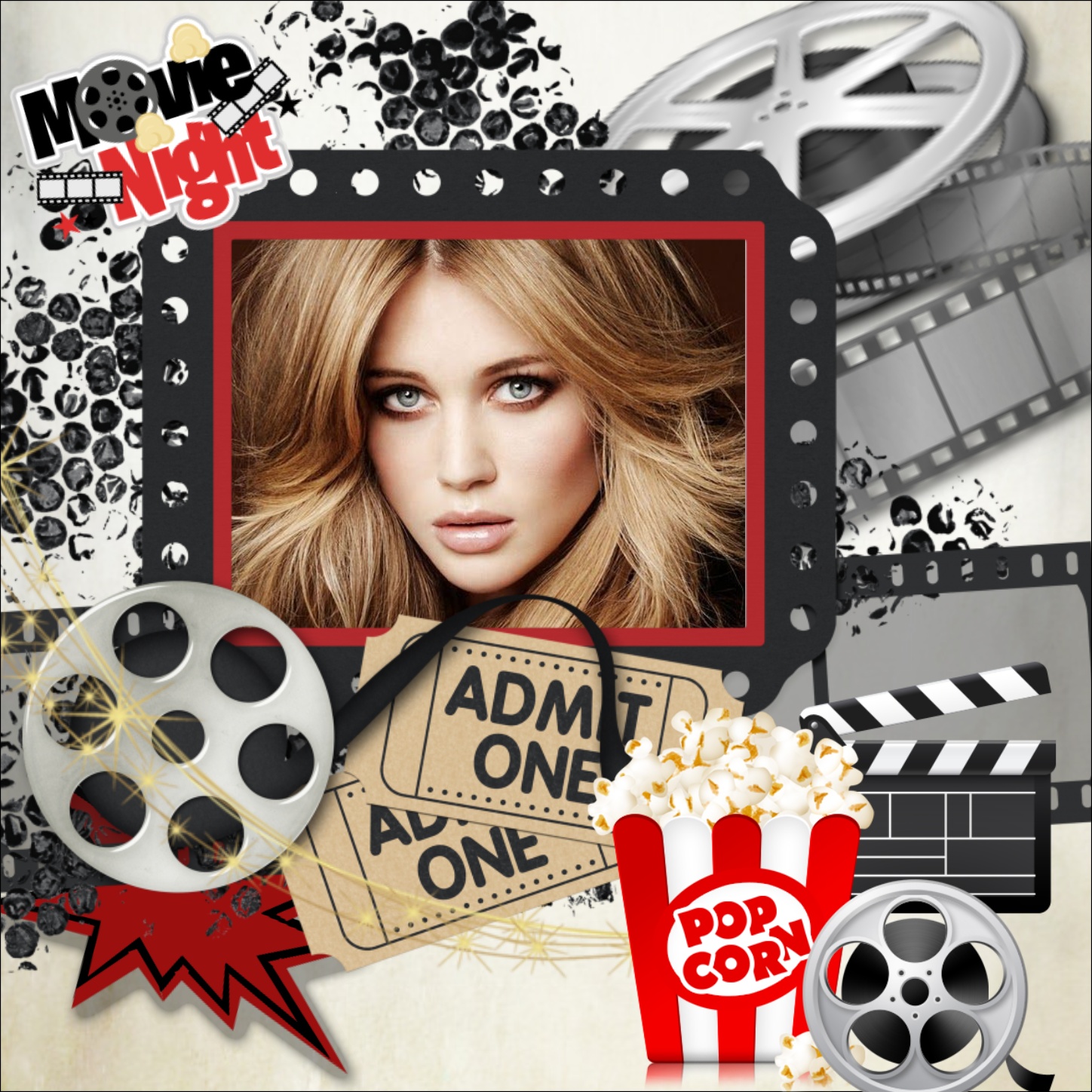 Nette's Alphabet Frames - 2018 - Movie Night Nette fun Frames - Movie ...