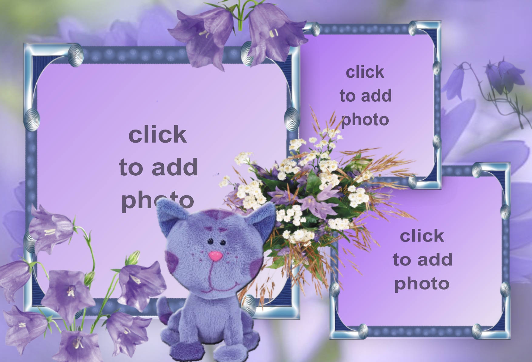 Sinnlich's Picture Frames - July 2009 - Purple Cat Sinnlich Collage ...