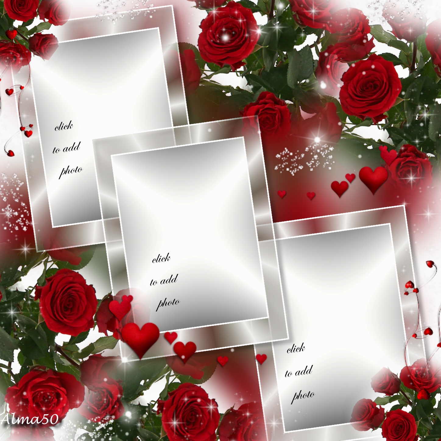 alma50's My Family Frames - 2013 April - 2013 May - Red Roses for ...