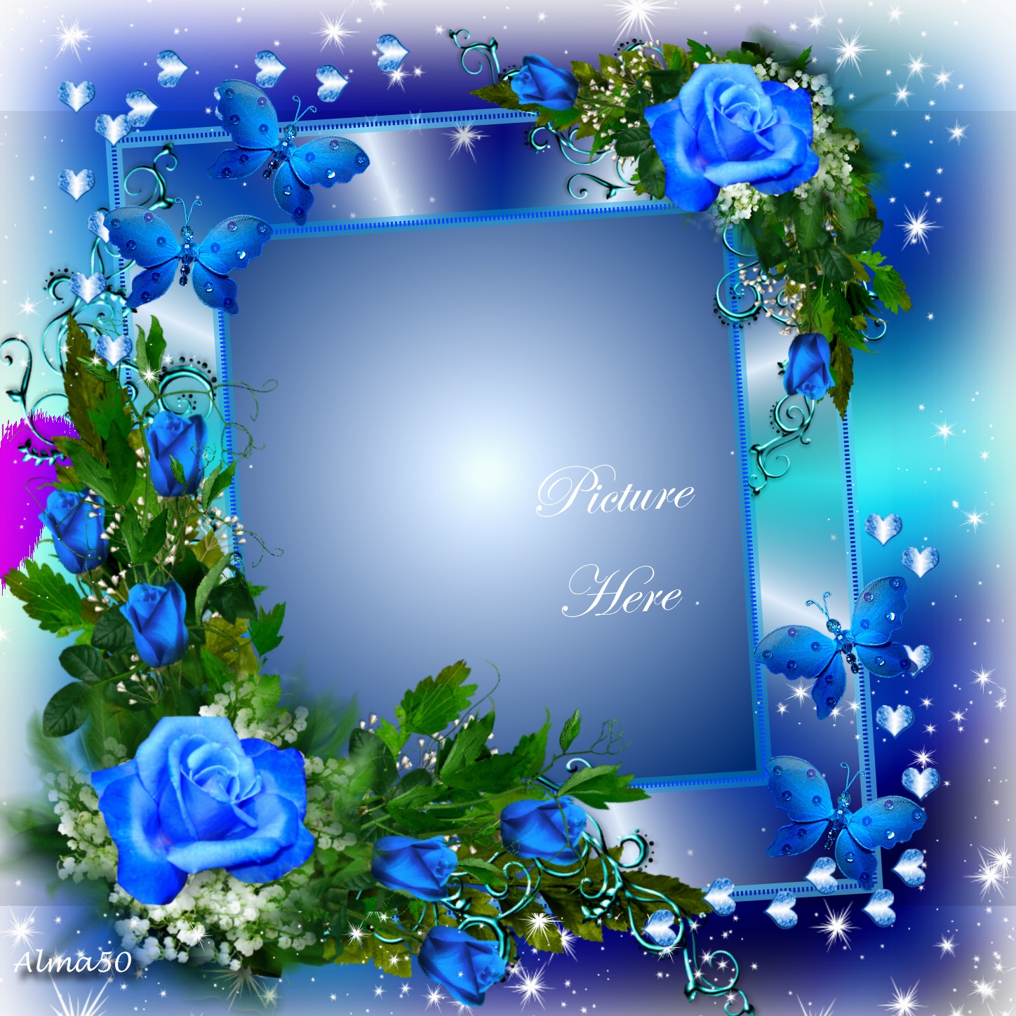 alma50's Show'n Some Luv Frames - 2012 November - 2012 November - Blue ...