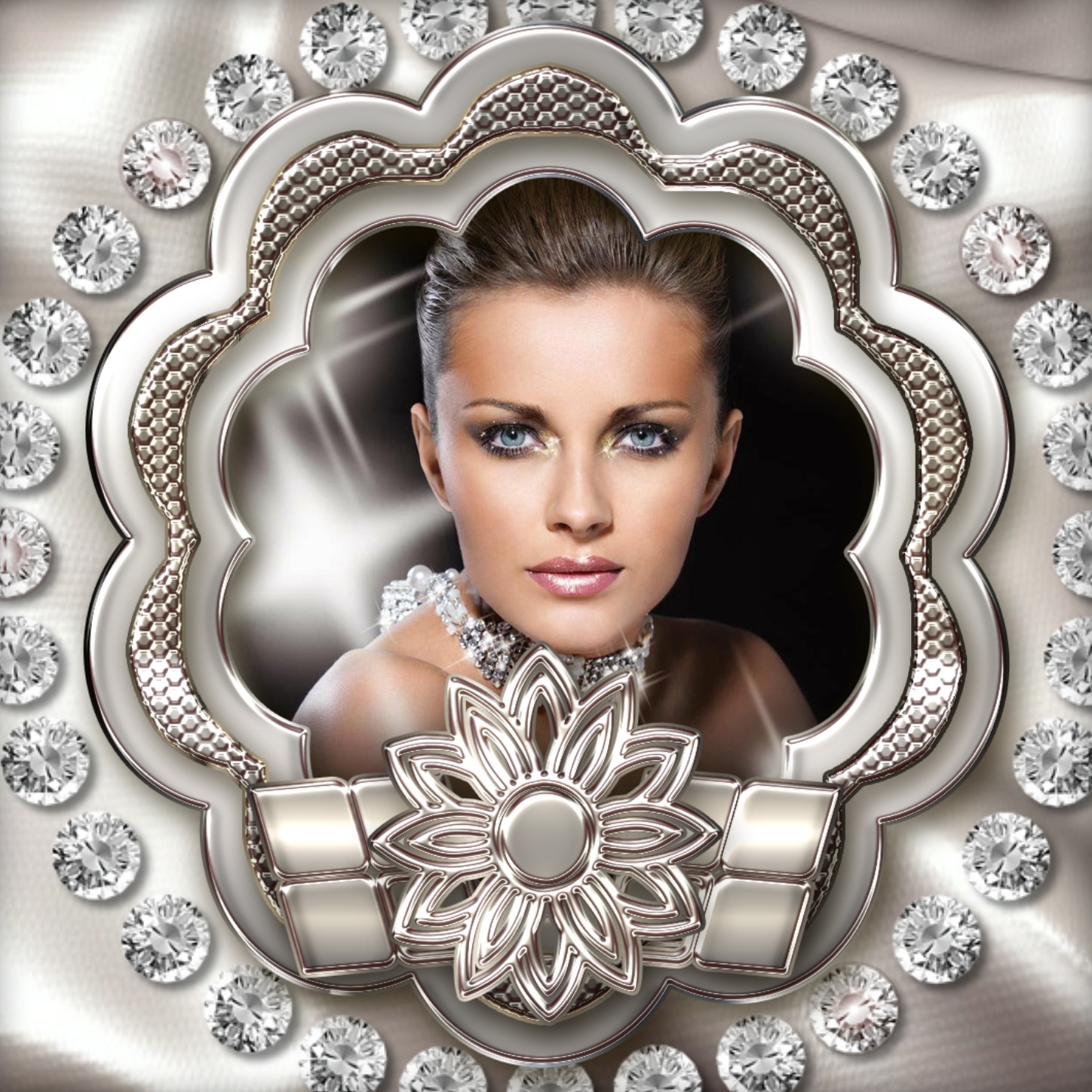 MIRONNA's Picture Frames - 2016 August - Diamond frame Mironna picture ...