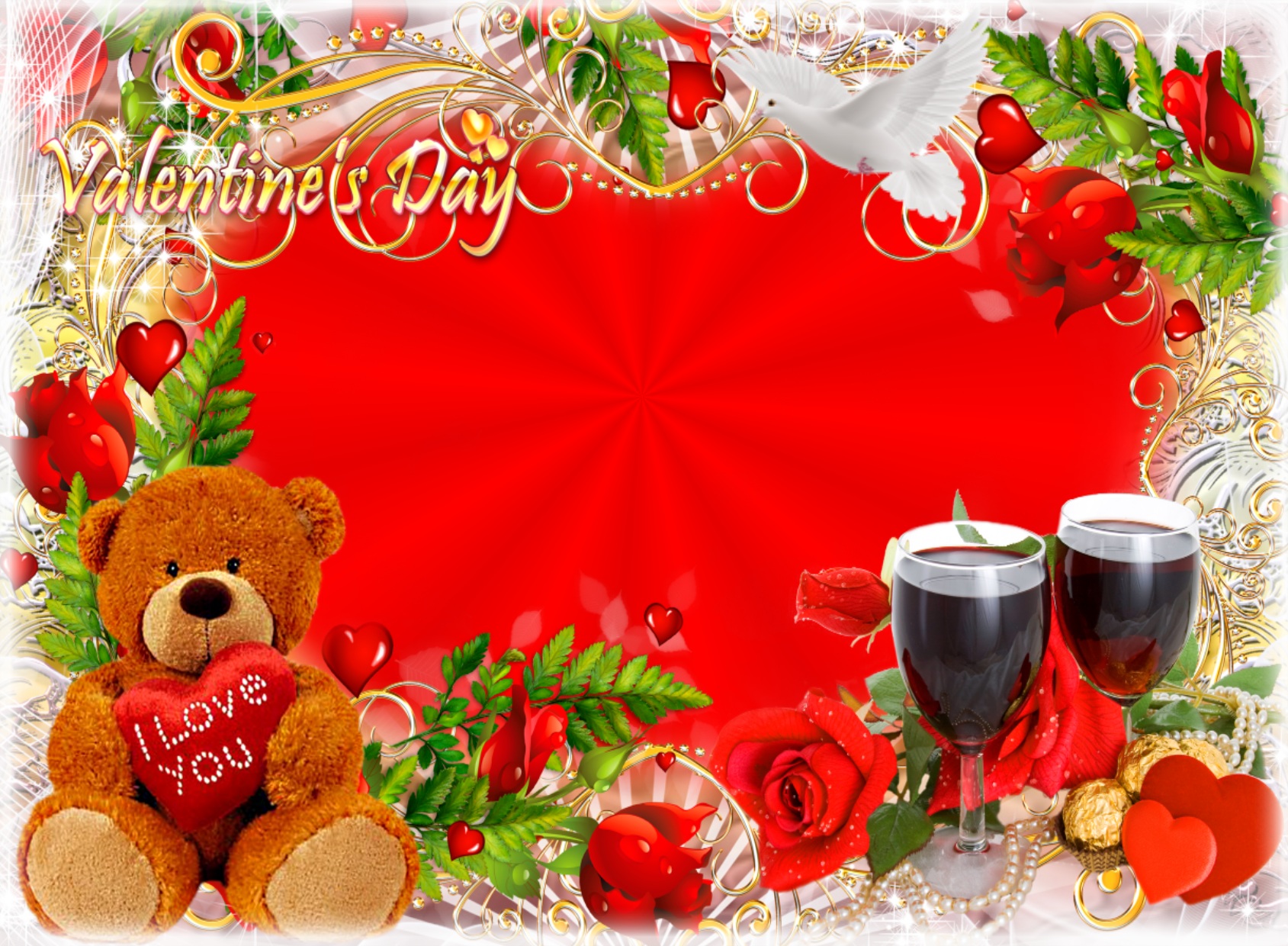 Sinnlich's Valentine's Day Frames - 2014 - 2018 - Love Teddy Sinnlich ...