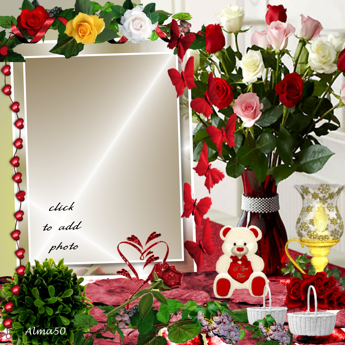 alma50's Picture Frames - 2010 April - Just Roses Frame Alma50 picture ...