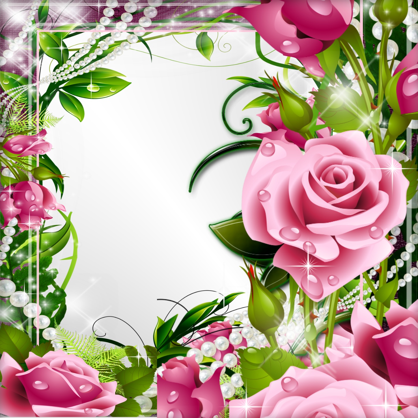 MIRONNA's Picture Frames - 2014 August - Pink Roses Mironna picture ...