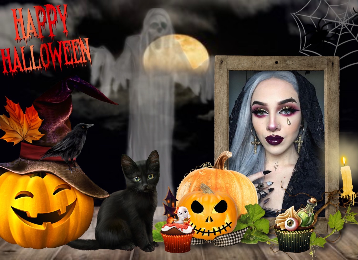 Nette's Halloween Frames - Halloween Frames - Halloween Spooky Nette ...