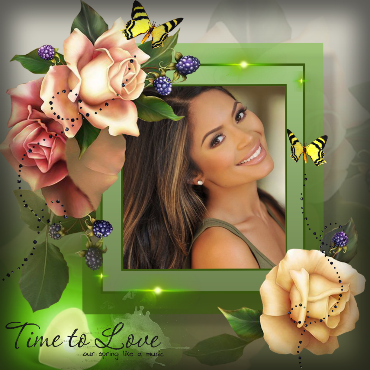 Nette's Girly Girl Frames👩‍🦳 - Time To Love In Love Were In Love ...