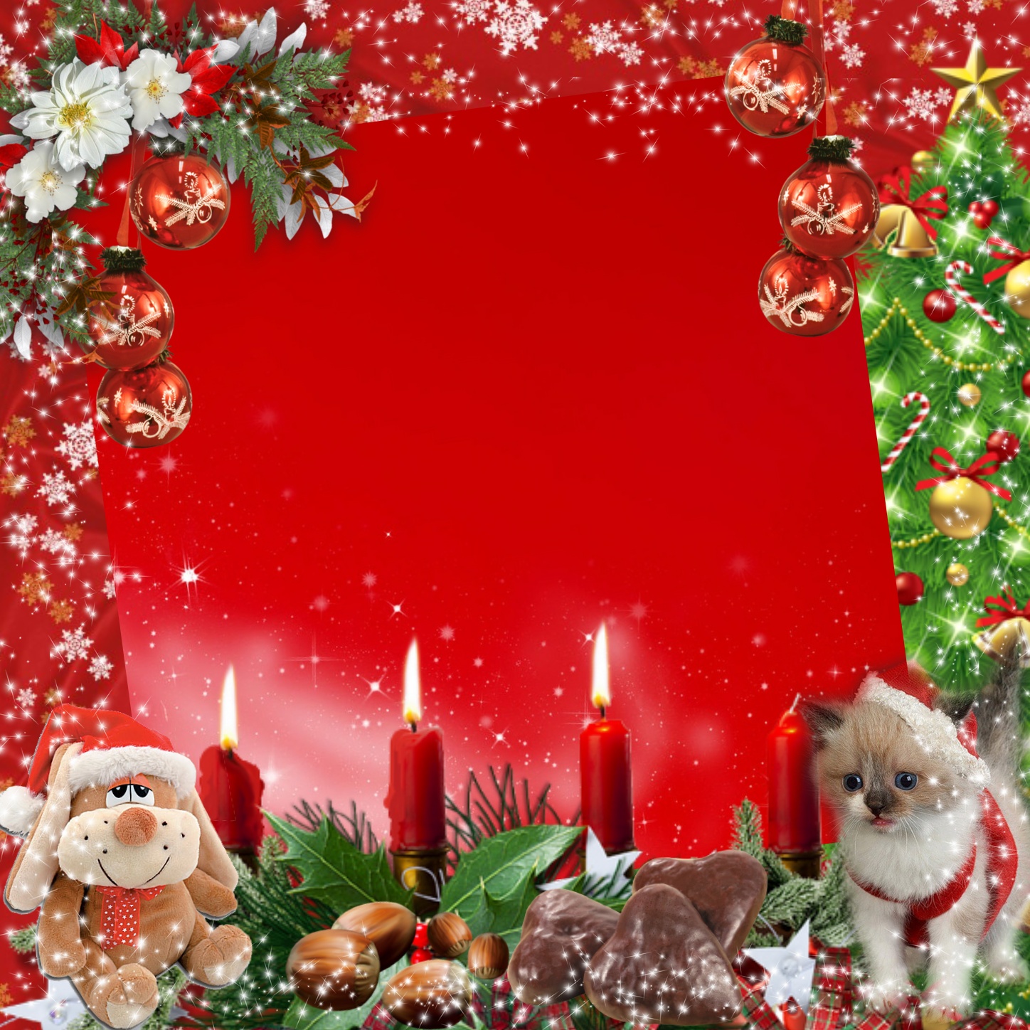 Sinnlich's Christmas Frames - 1. bis 4. Advent Christmas - 1. bis 4 ...