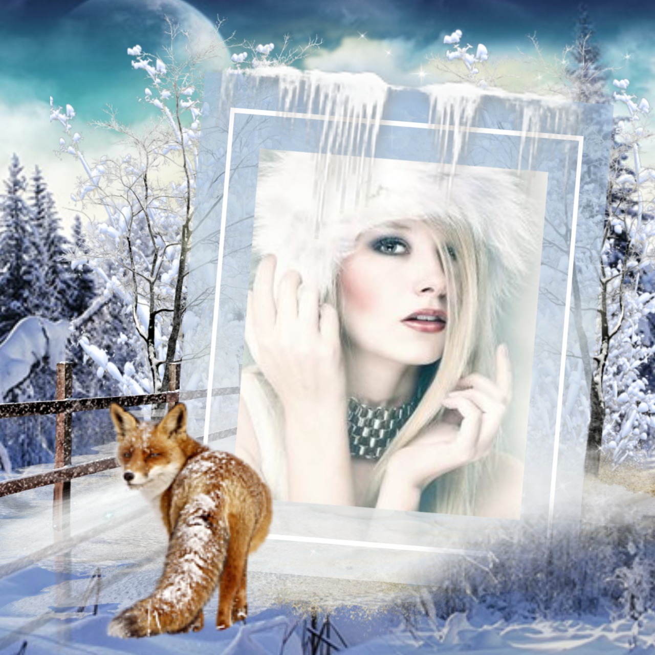 Nette's Winter Snow Frames☃️ ️ - Winter Snow2019 - Cold Winter Days ...