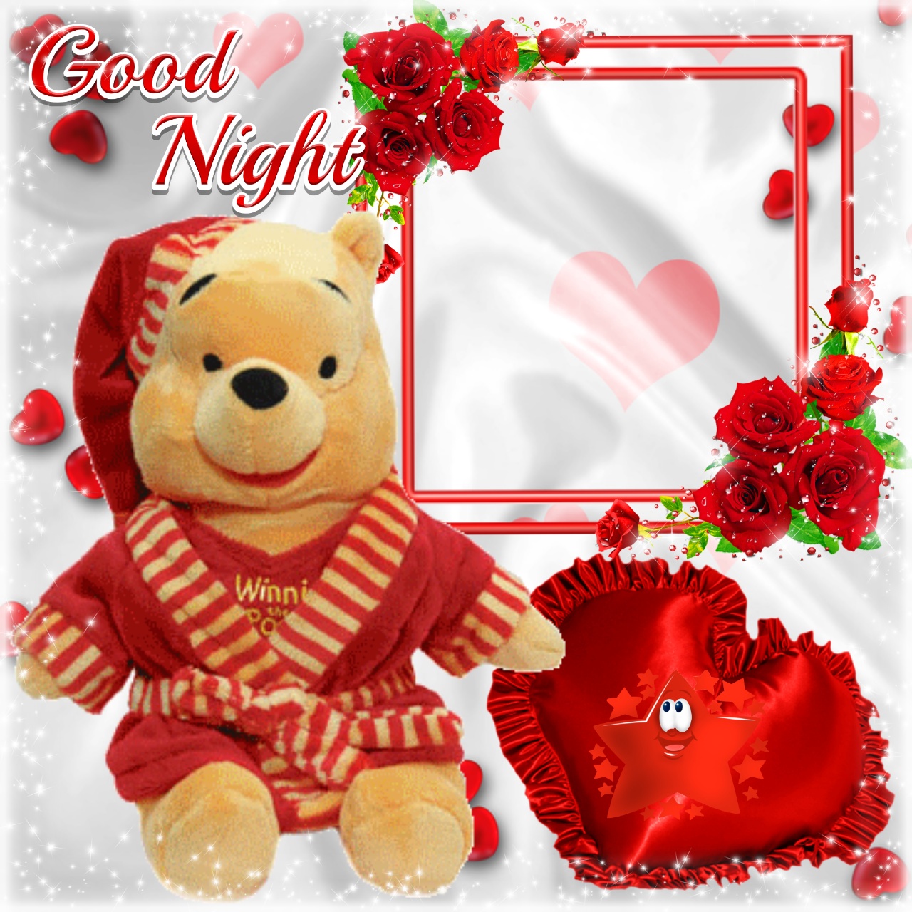 Sinnlich's Good Evening + Good Night Frames - Pooh Good Night - Pooh ...