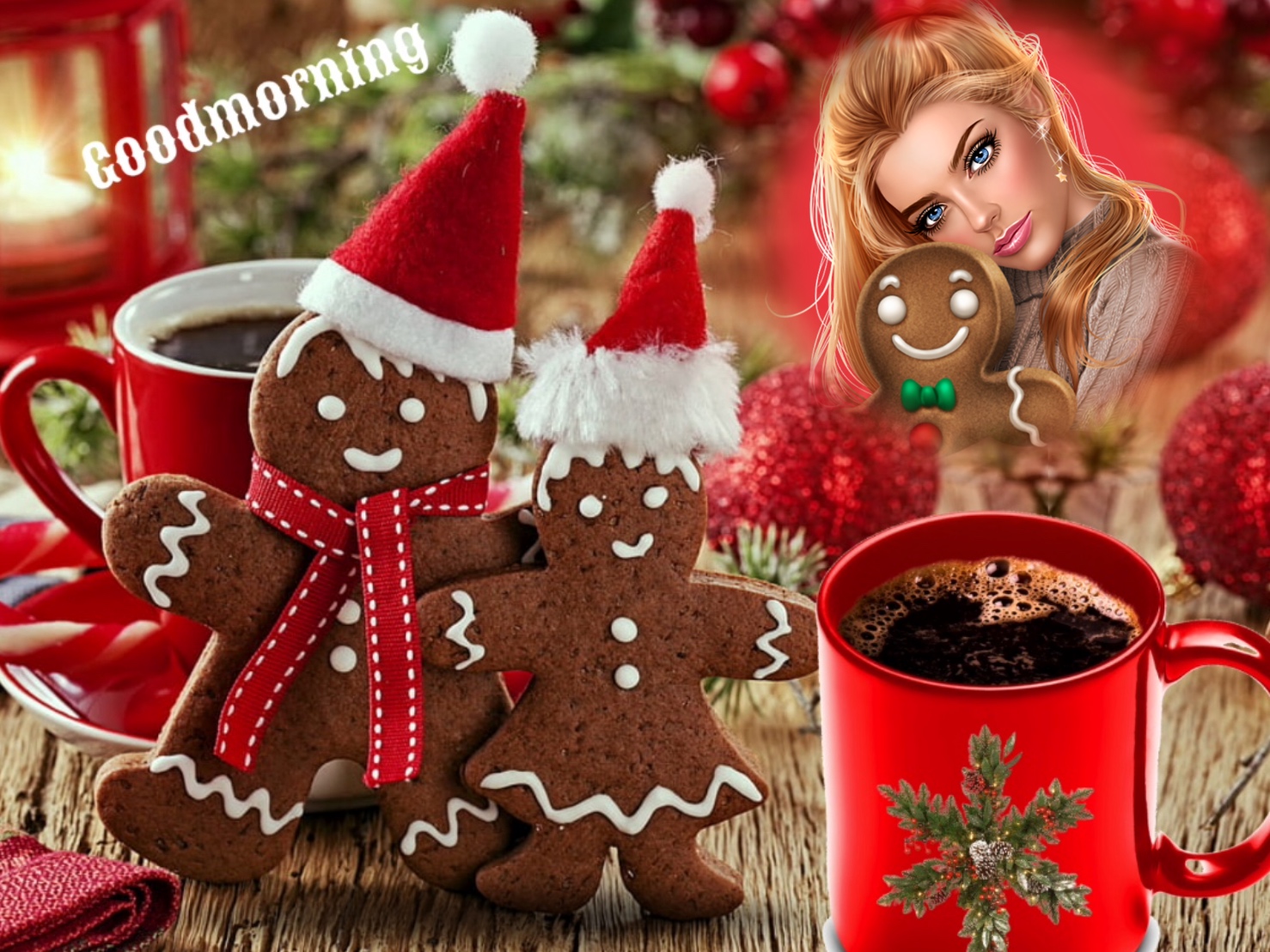 Wienie Coppen's Coffee,Flowers,Goodmorning - coffee gingerbreadman ...