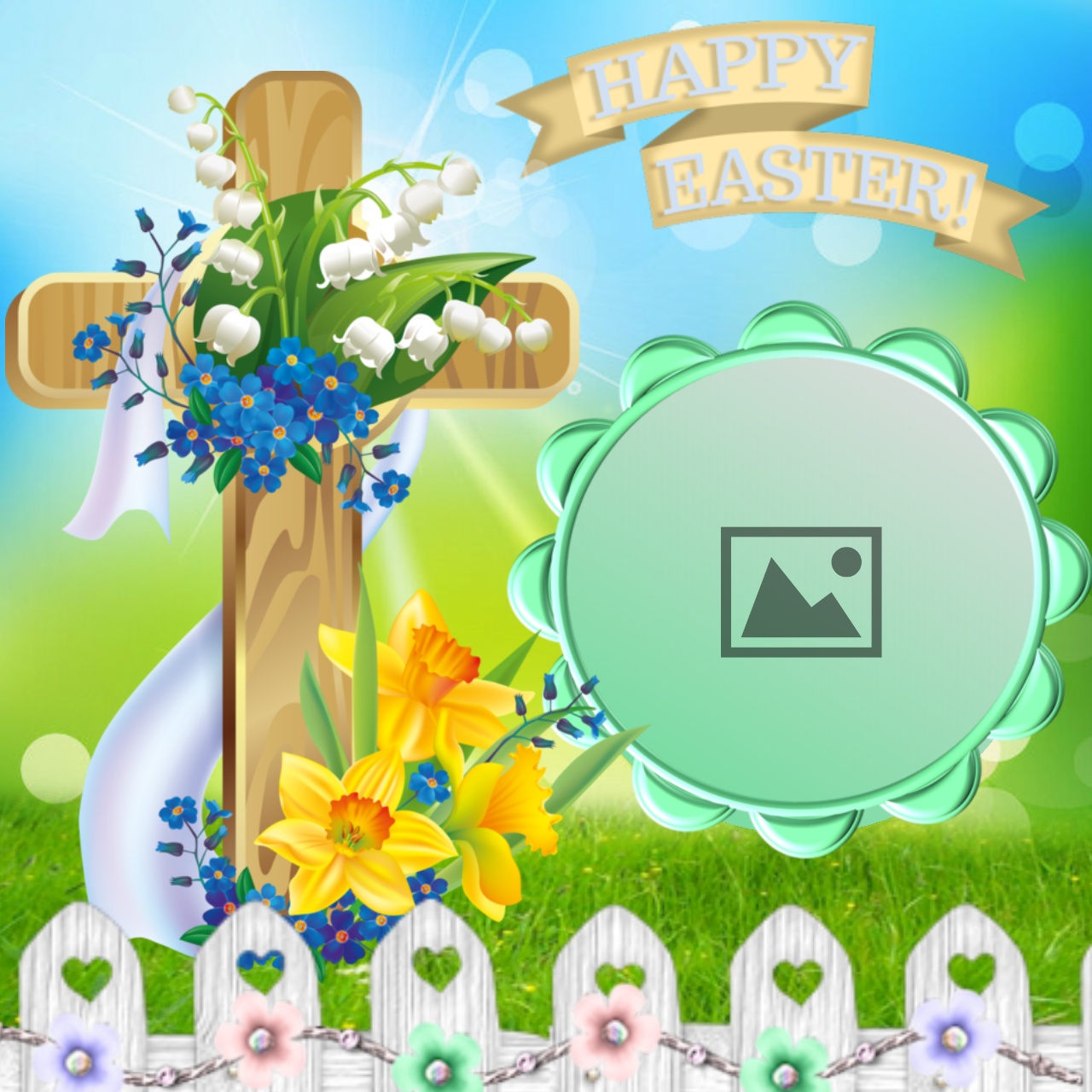 rinad's Kimi Frames - Happy Easter Easter Sunday Easter Frame - Happy ...